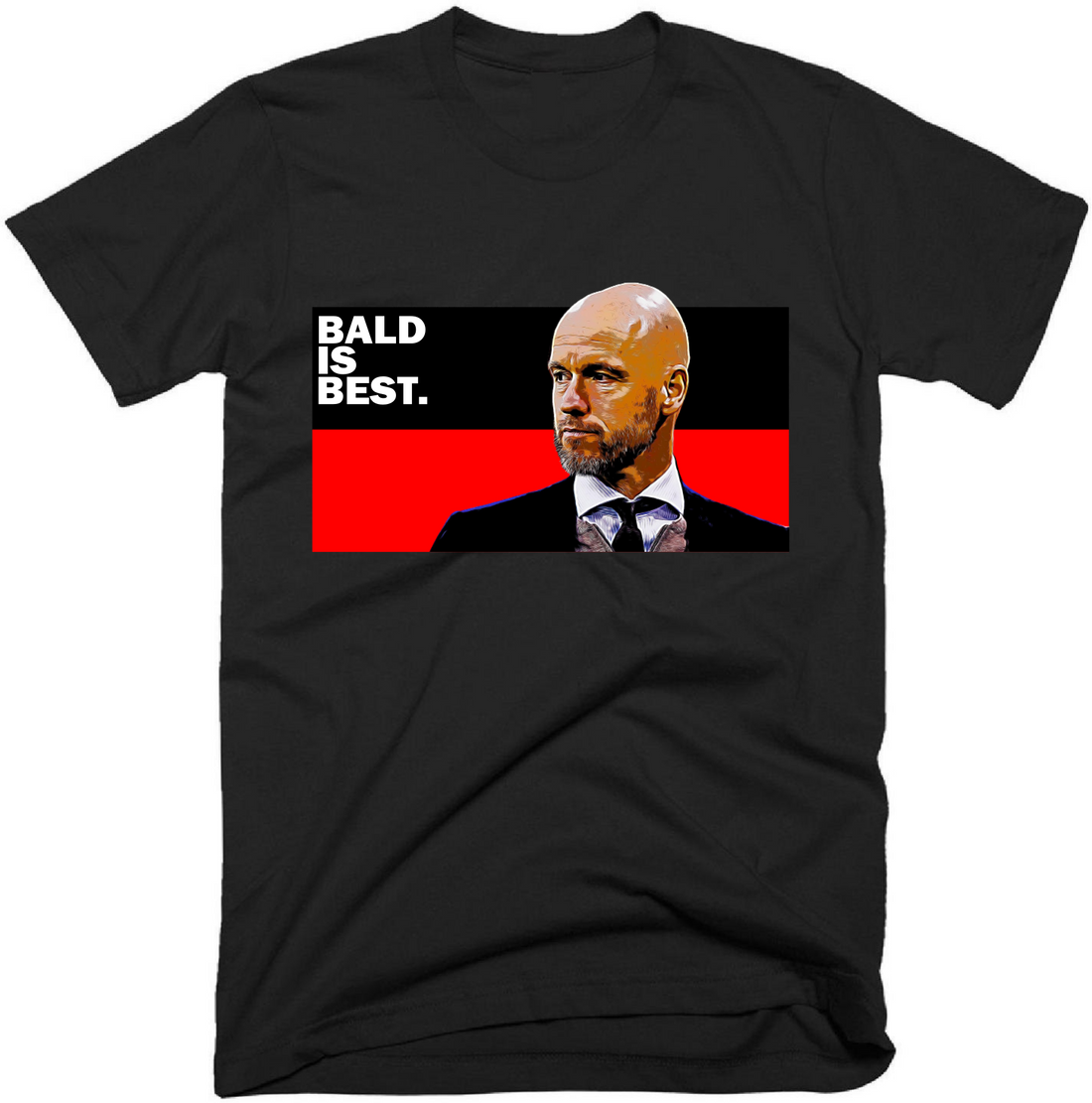 Bald is Best - Ten Hag T-Shirt – RedMancDesigns
