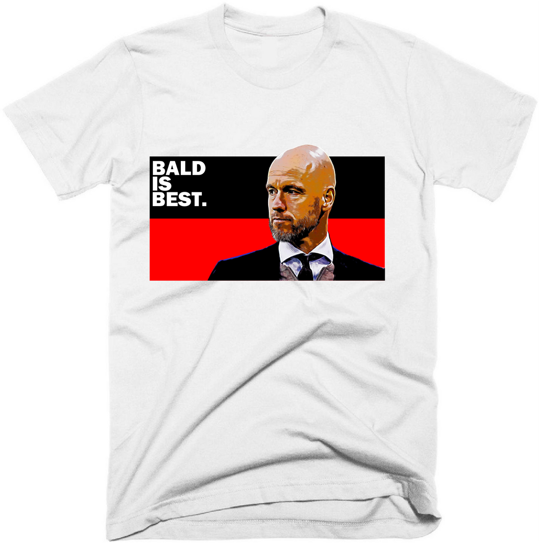 Bald is Best - Ten Hag T-Shirt – RedMancDesigns